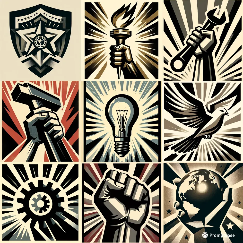 Propaganda Posters DALL·E Prompt | PromptBase