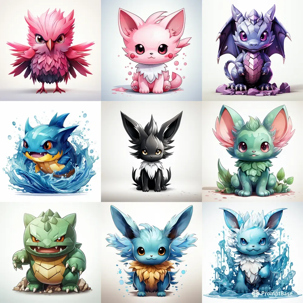 Custom Pokemon Midjourney Prompt | PromptBase