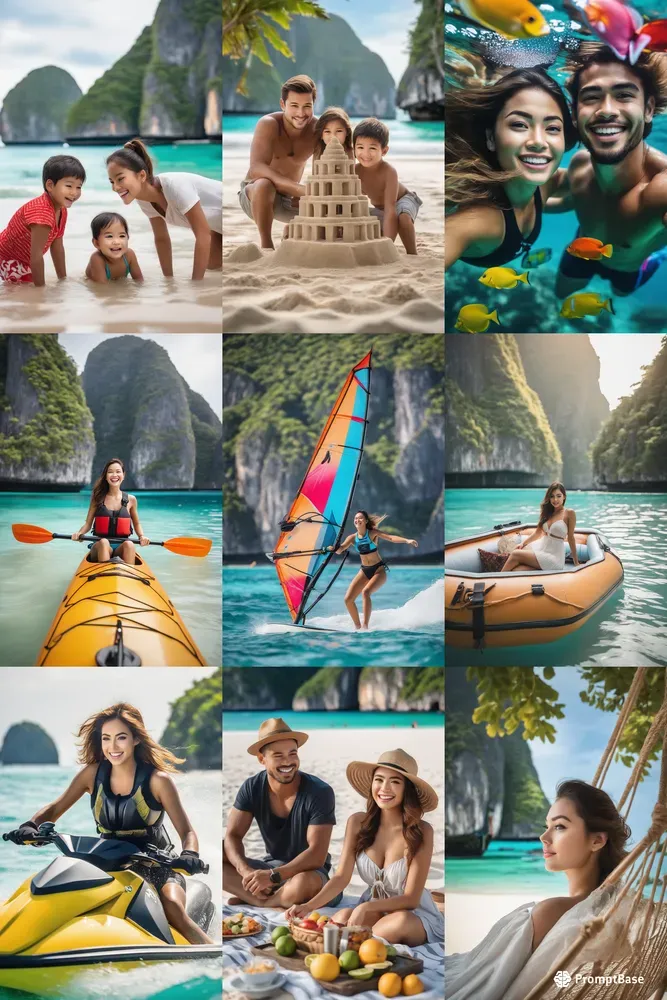 Sea Activity Photographs Stable Diffusion Prompt | PromptBase