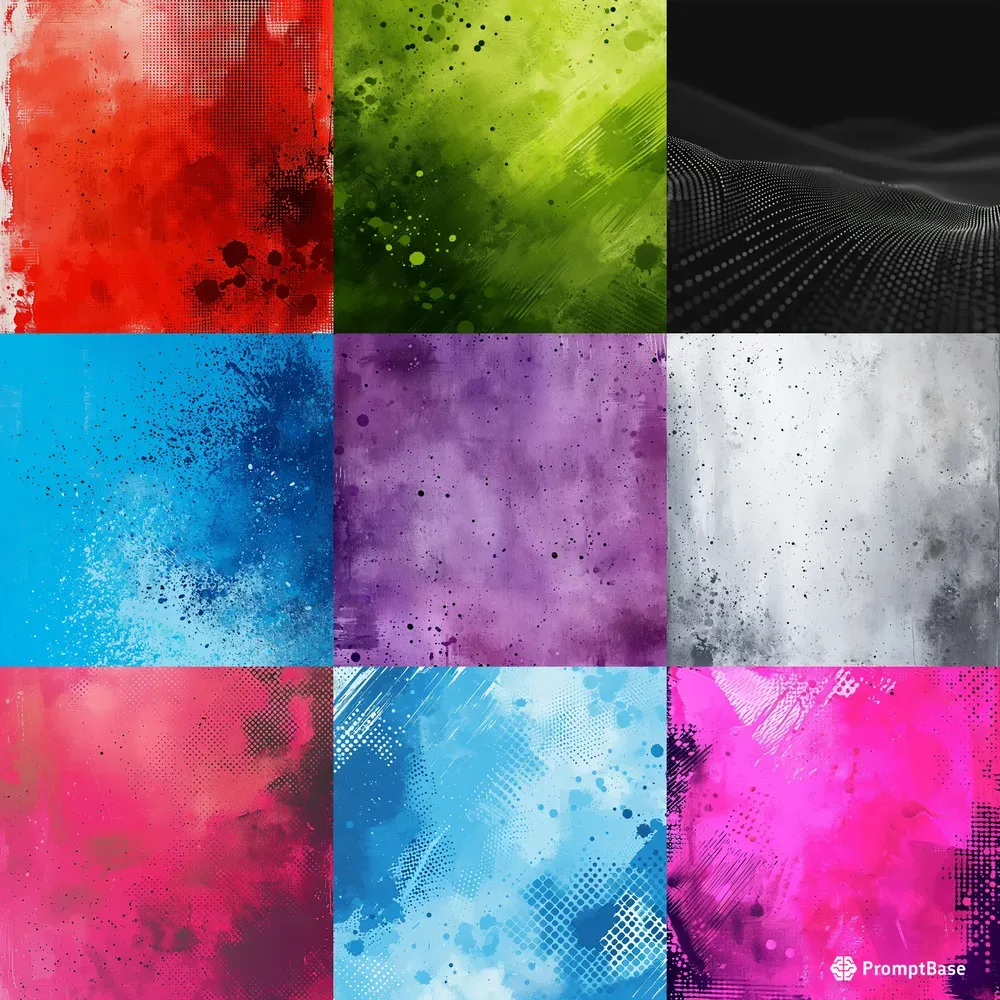 Bright Dot Brushstroke Backgrounds Midjourney Prompt | PromptBase