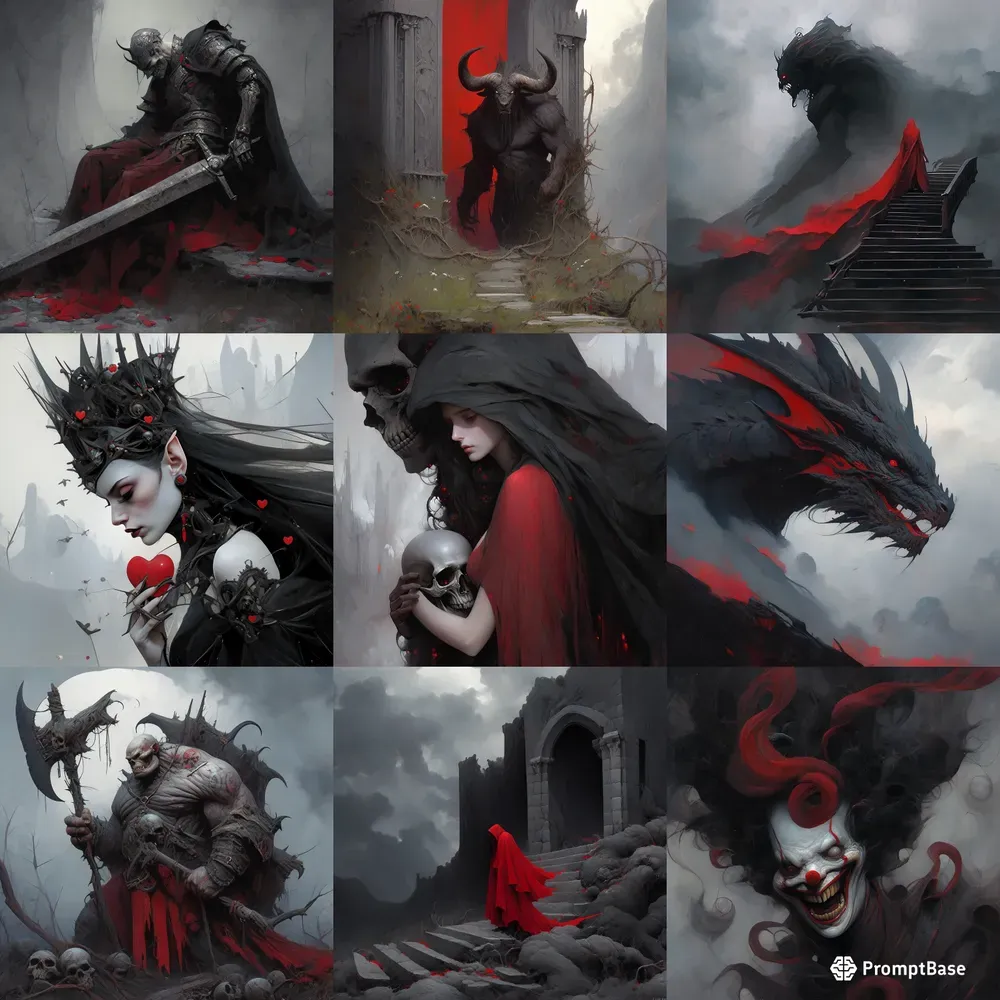 Dark Fantasy Comic Books Midjourney Prompt | PromptBase