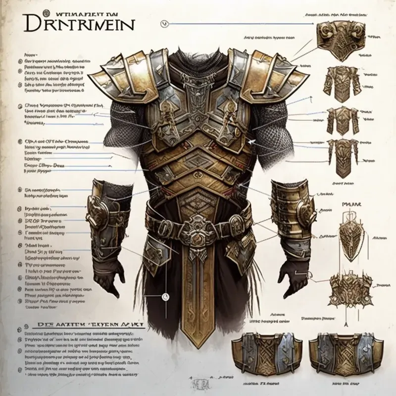 DnD Equipment Illustrations Midjourney Prompt | PromptBase