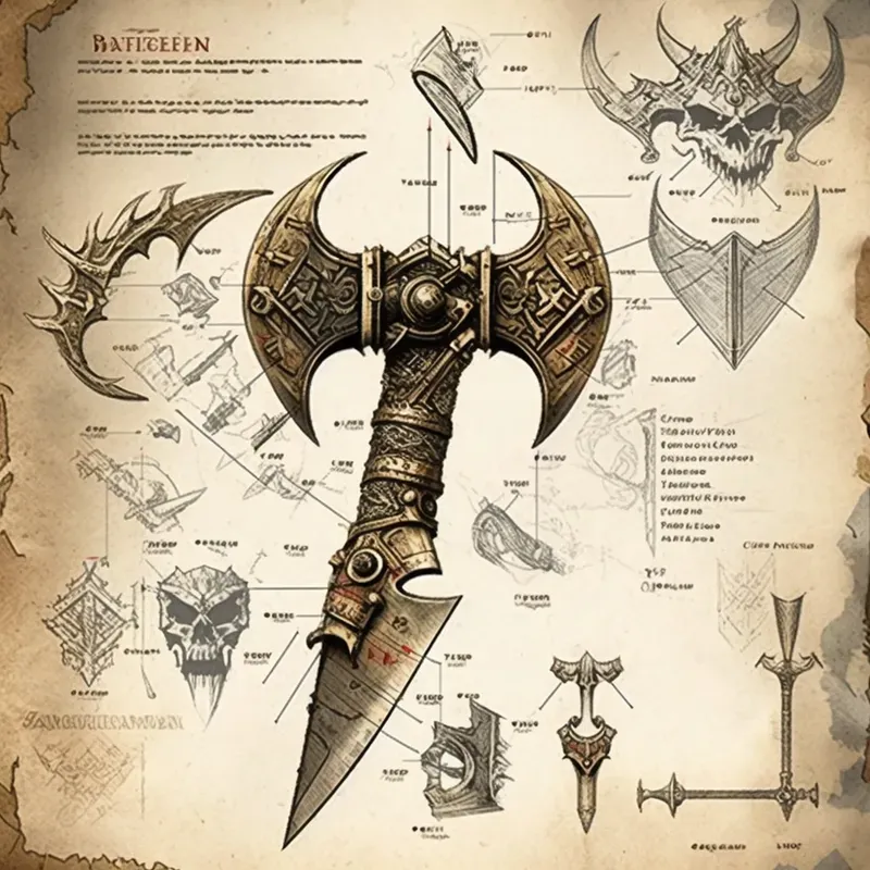 DnD Equipment Illustrations Midjourney Prompt | PromptBase