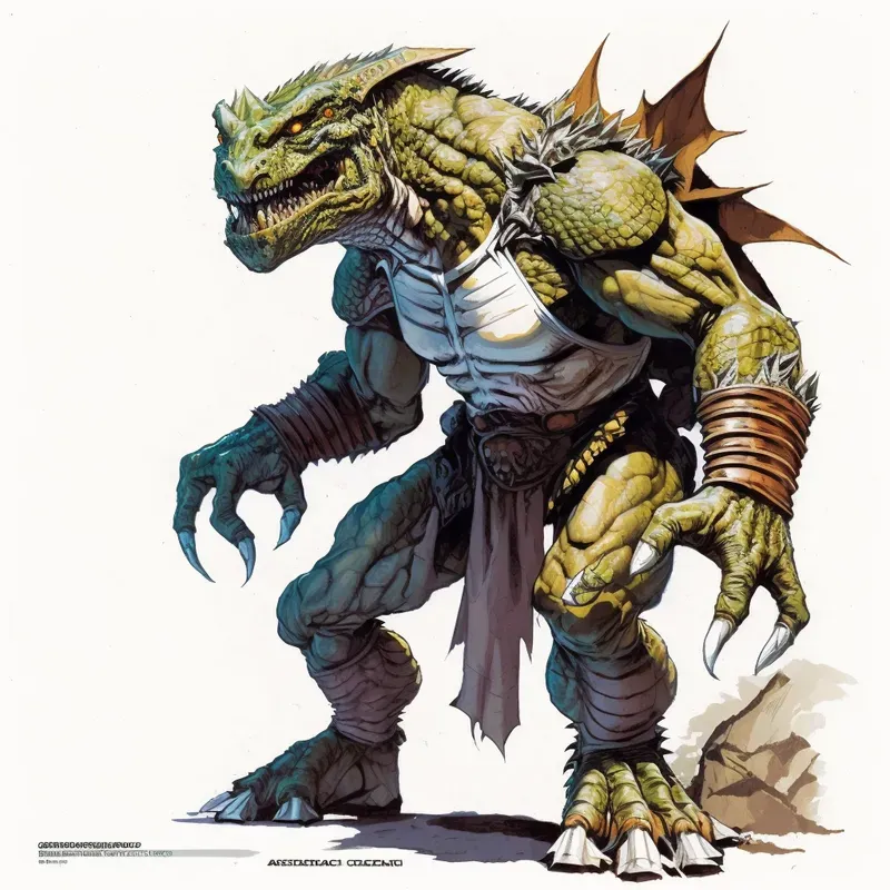 DnD Water Color Monster Art Midjourney Prompt | PromptBase