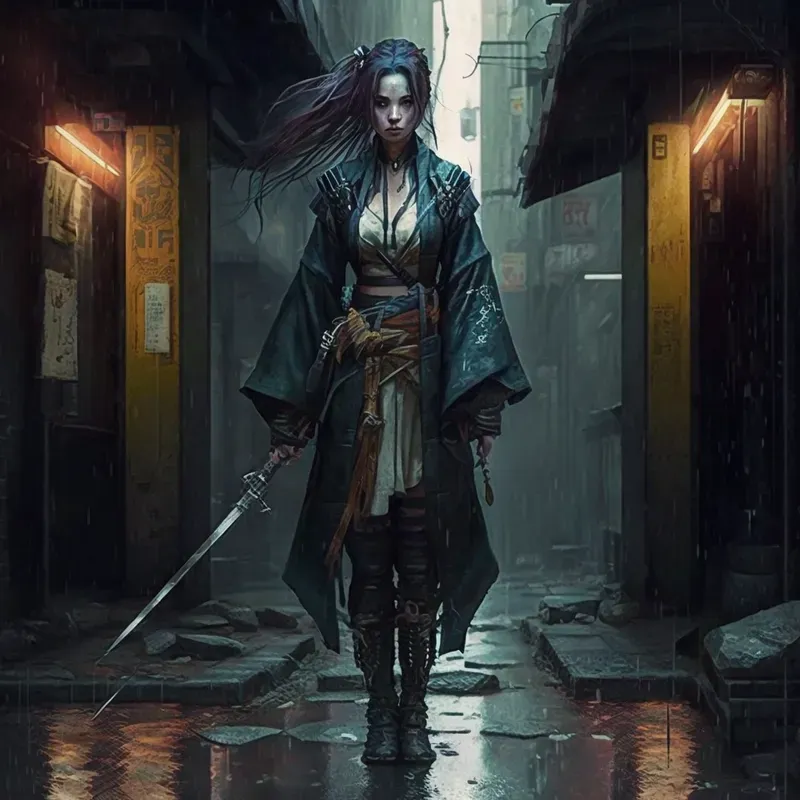 Shadowrun Character Portraits Midjourney Prompt | PromptBase