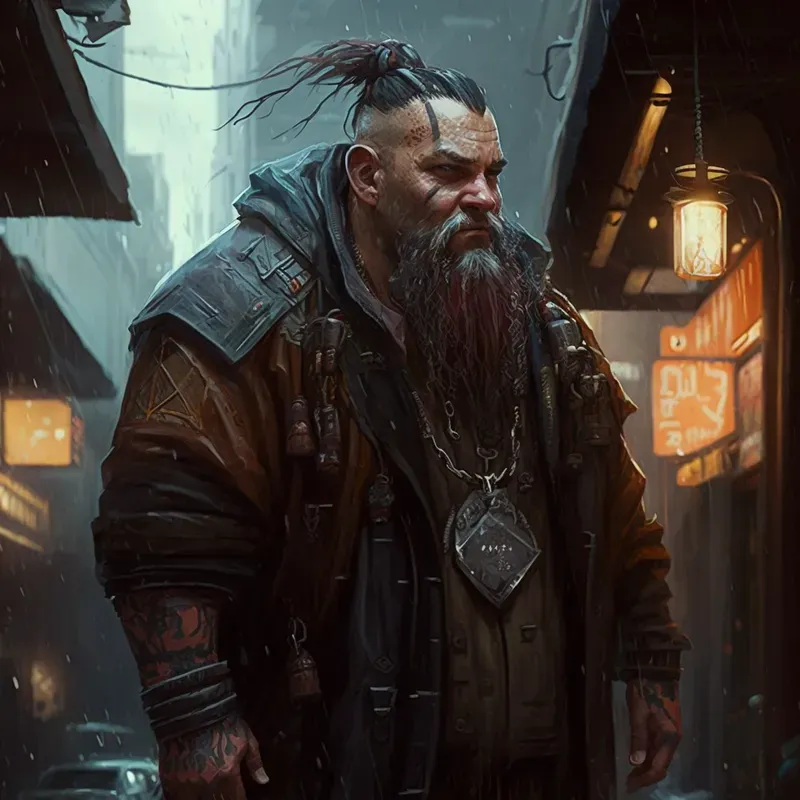 Shadowrun Character Portraits Midjourney Prompt | PromptBase