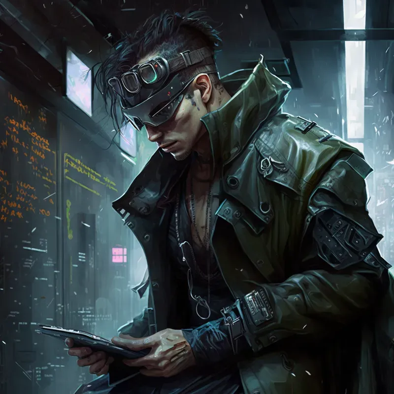 Shadowrun Character Portraits Midjourney Prompt | PromptBase