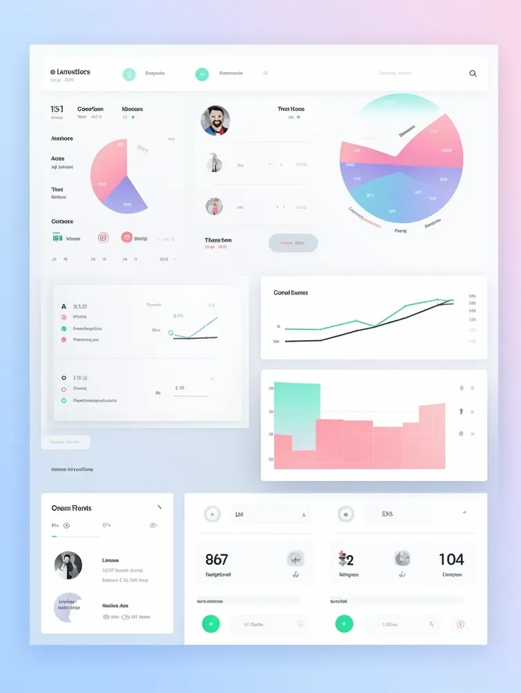 Webapp Ui Designs Midjourney Prompt | PromptBase
