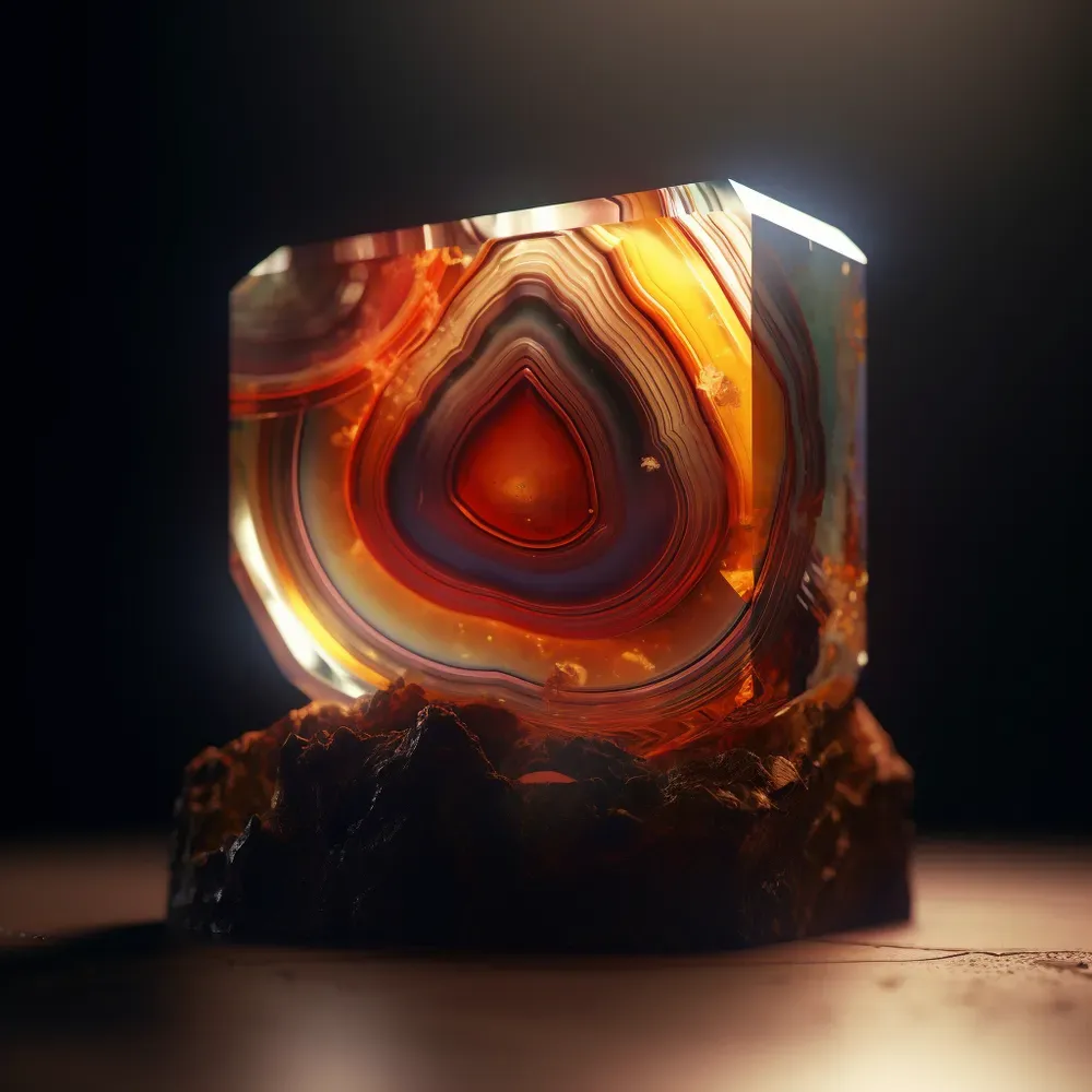 Natural Ore Display Photographs Midjourney Prompt | PromptBase