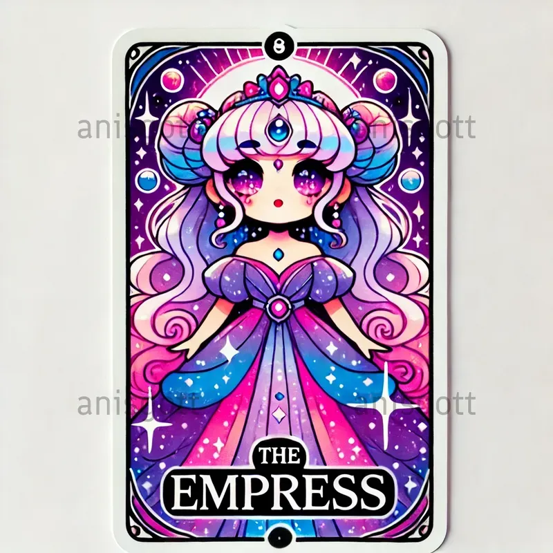 Galactic Chibi Tarot Cards DALL·E Prompt | PromptBase