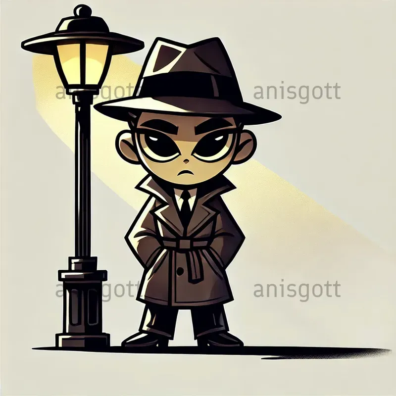 Retro Noir Cartoon Cliparts DALL·E Prompt | PromptBase