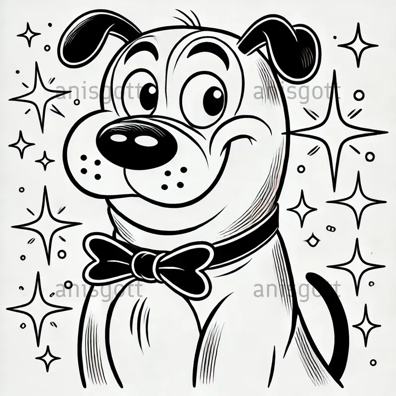 Retro Cartoon Coloring Pages DALL·E Prompt | PromptBase