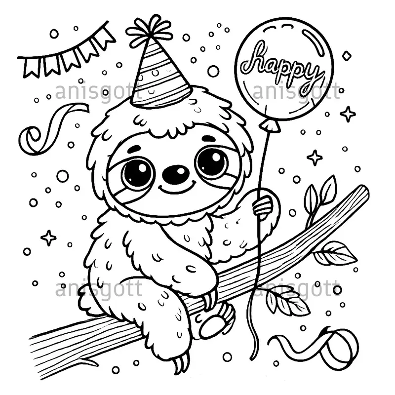 Free Coloring Pages For Birthdays Printable [2025]