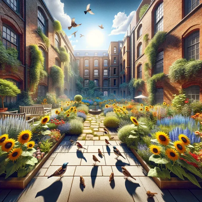Urban Oasis Hidden Gardens Revealed DALL·E Prompt | PromptBase
