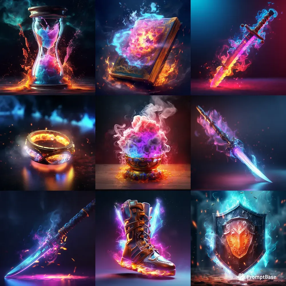 Realistic Fantasy Items Midjourney Prompt | PromptBase