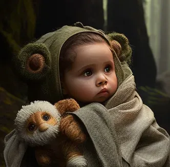 Realistic Baby Movie Characters Midjourney Prompt | PromptBase