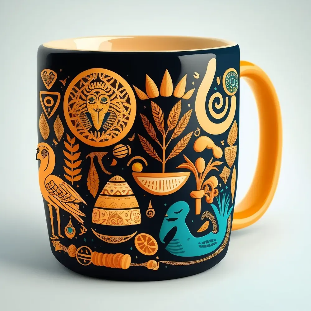 Cultural Coffee Mugs Midjourney Prompt | PromptBase