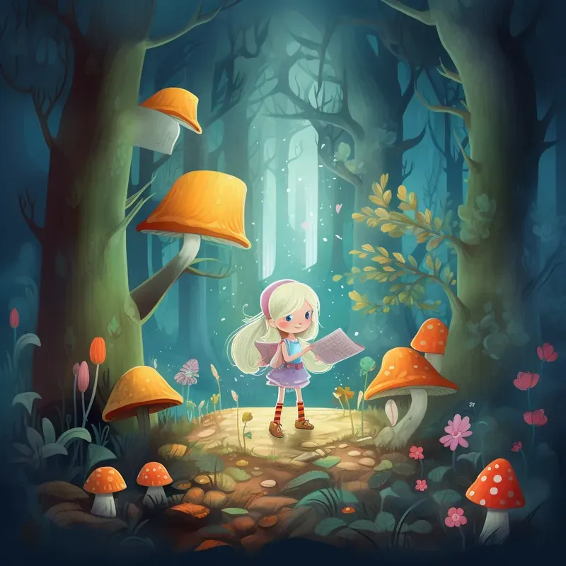 Whimsical Childrens Book Illustrations Midjourney Prompt | PromptBase