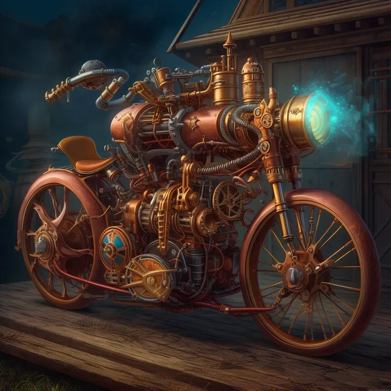 Magical Steampunk Inventions Midjourney Prompt | PromptBase