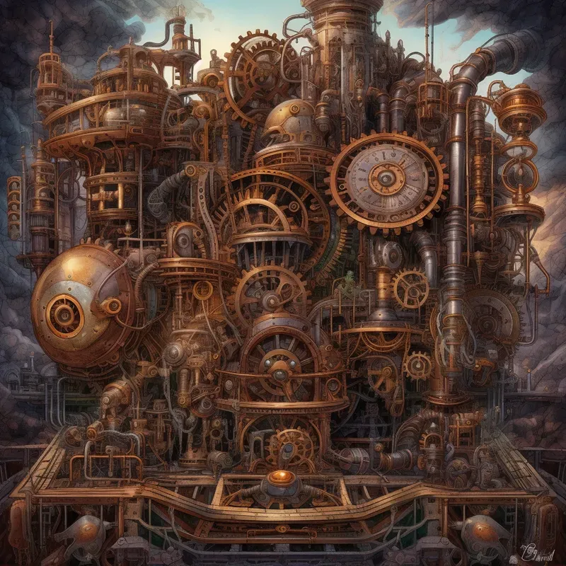 Magical Steampunk Inventions Midjourney Prompt Promptbase