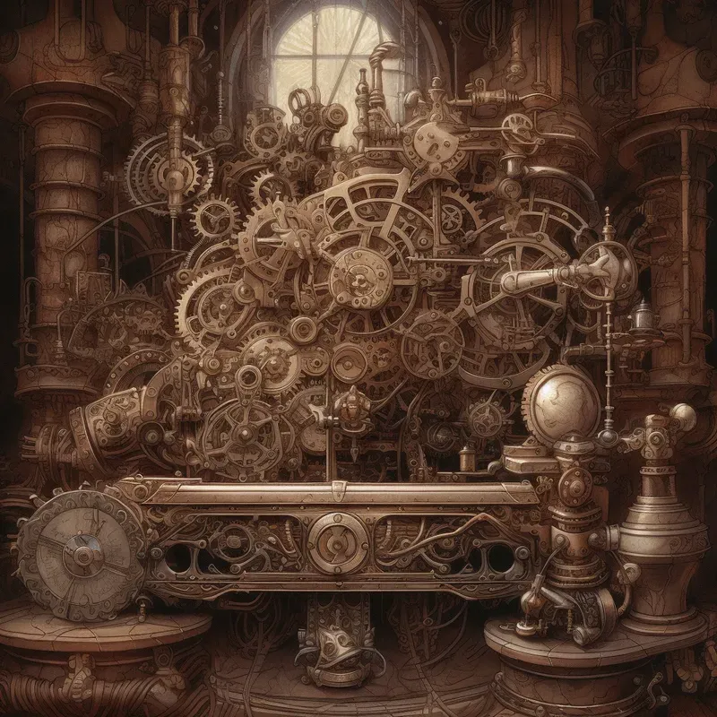 Magical Steampunk Inventions Midjourney Prompt | PromptBase