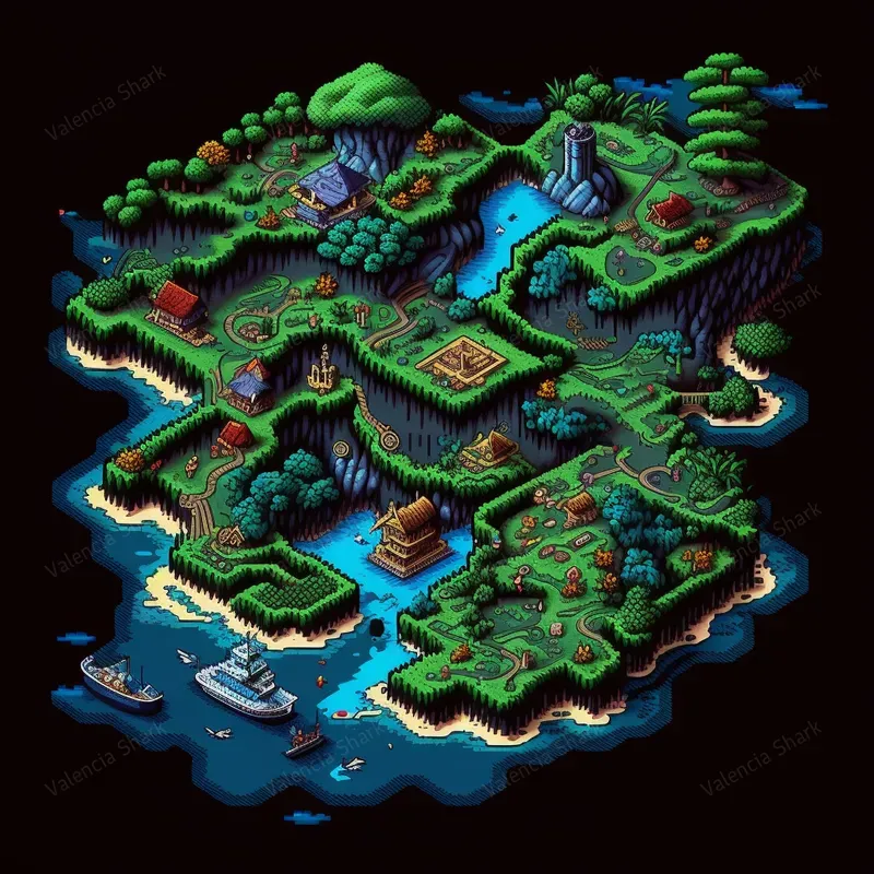 16-bit Pixel Art Midjourney Prompt | PromptBase