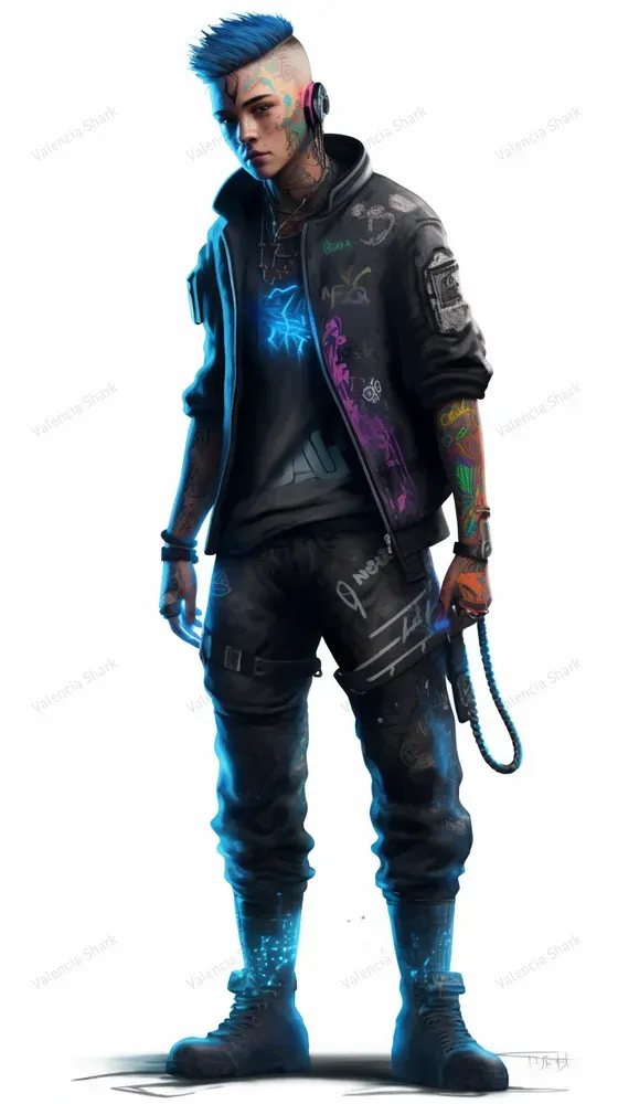 Cyberpunk Video Game Characters Midjourney Prompt | PromptBase