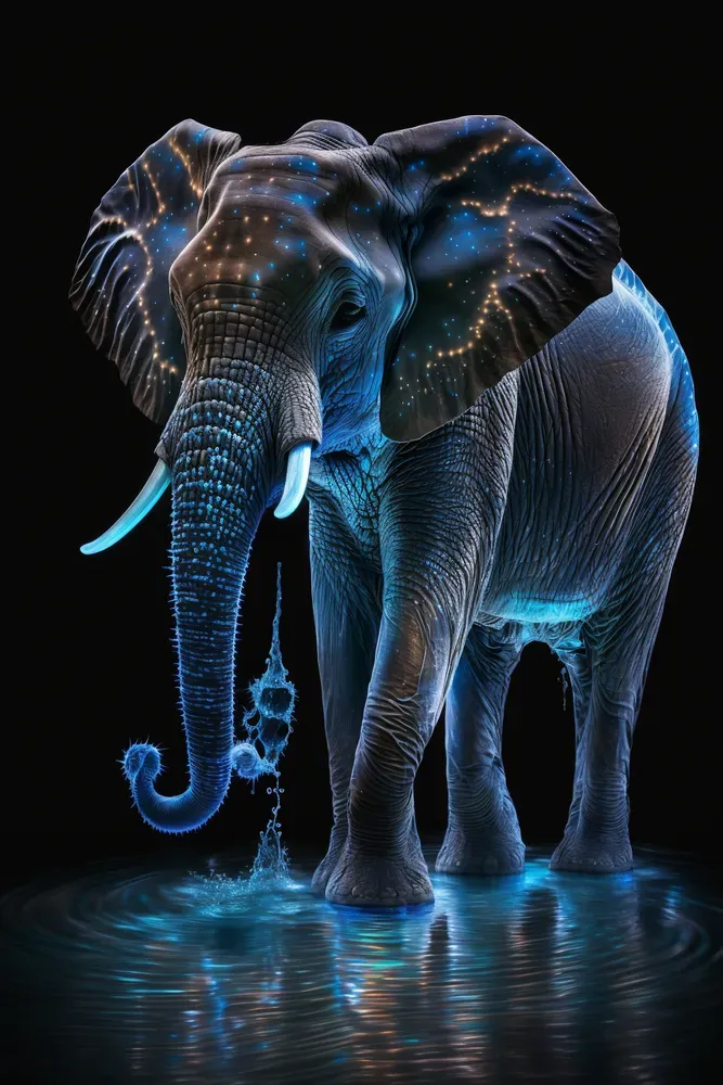 Bioluminescent Animals Midjourney Prompt | PromptBase