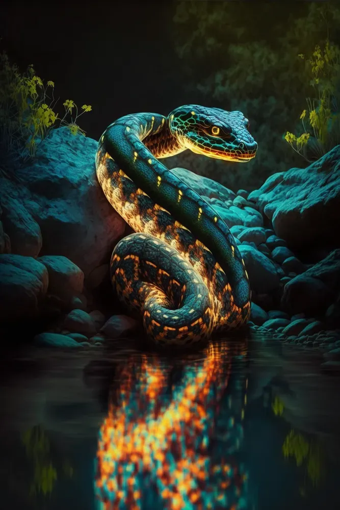 Bioluminescent Animals Midjourney Prompt | PromptBase