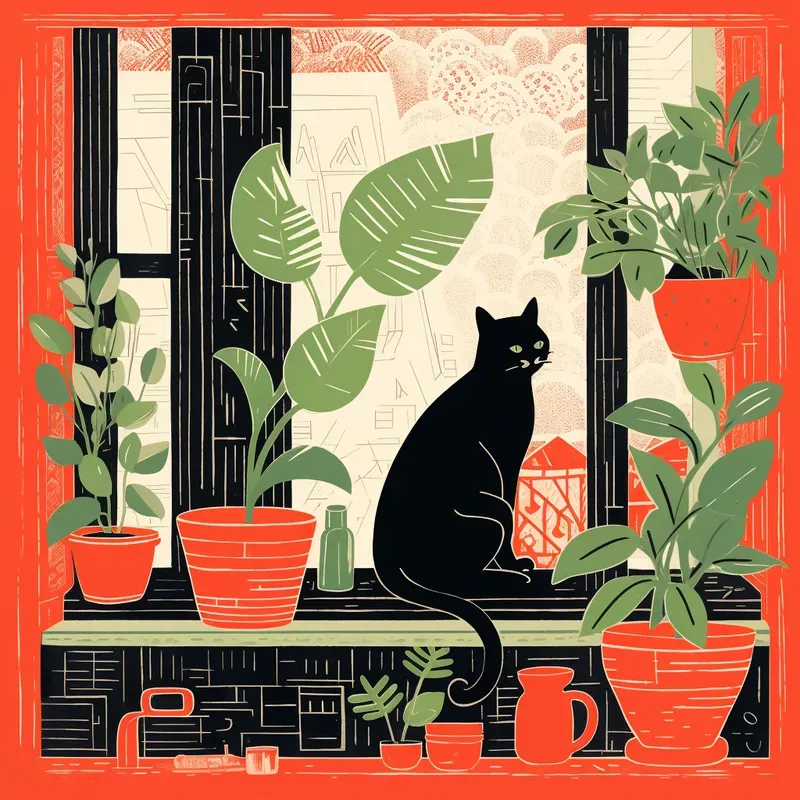 Risograph Collage Poster Art Midjourney Prompt | PromptBase