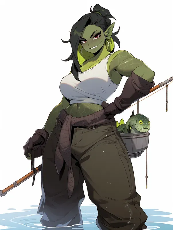 DnD Npc Character Art Illustrations Midjourney Prompt | PromptBase