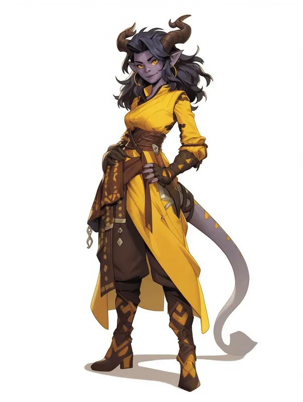 DnD Pc Character Art Illustrations Midjourney Prompt | PromptBase