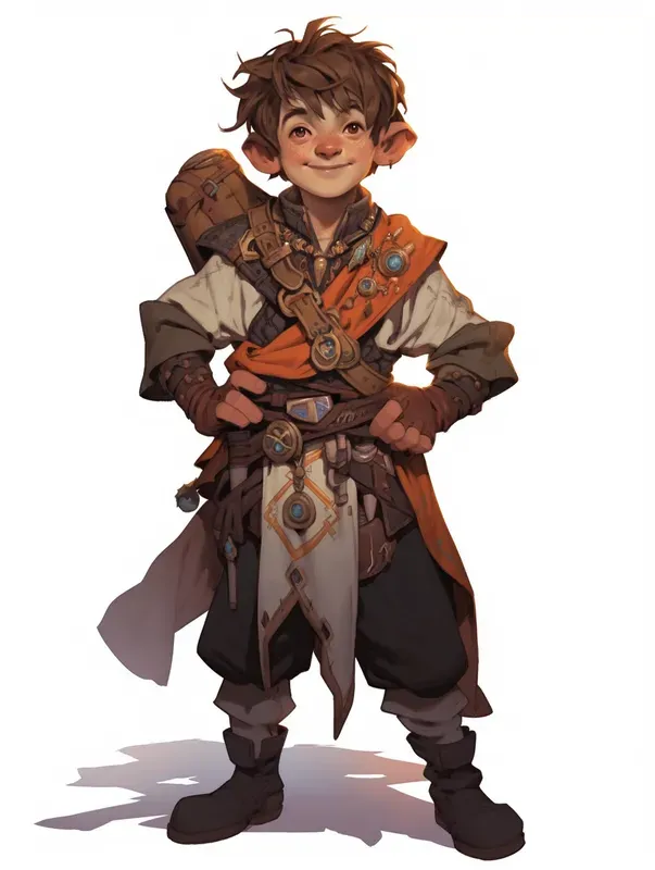DnD Pc Character Art Illustrations Midjourney Prompt | PromptBase