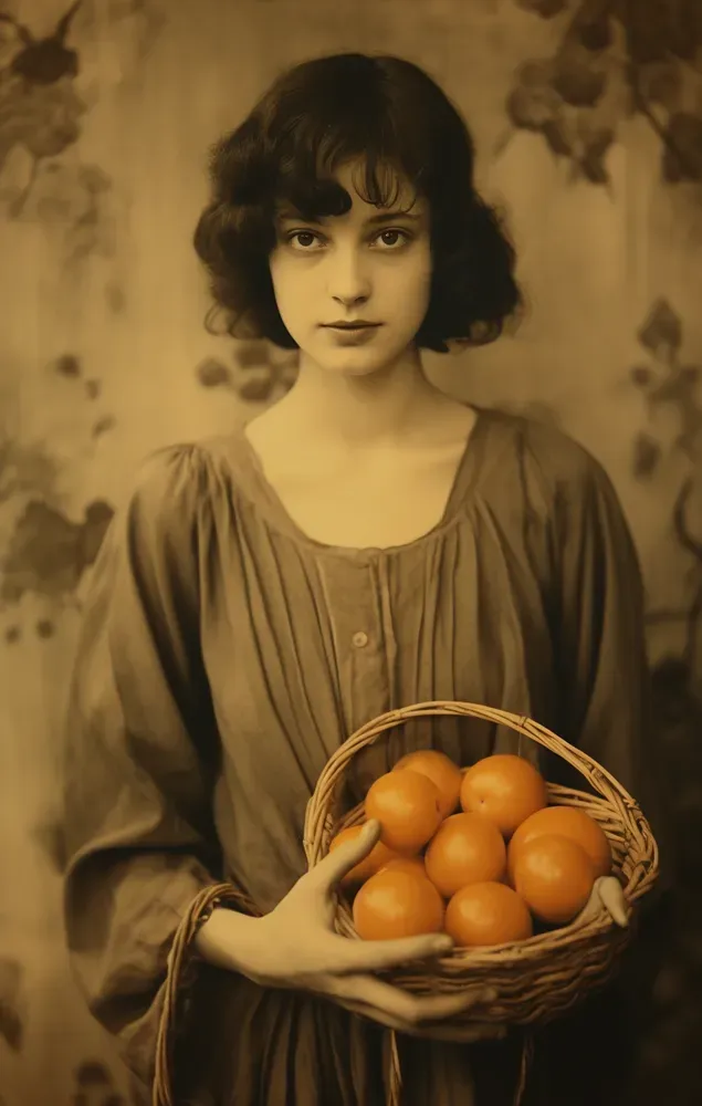 Vintage Sepia Photographs Portraits Midjourney Prompt | PromptBase