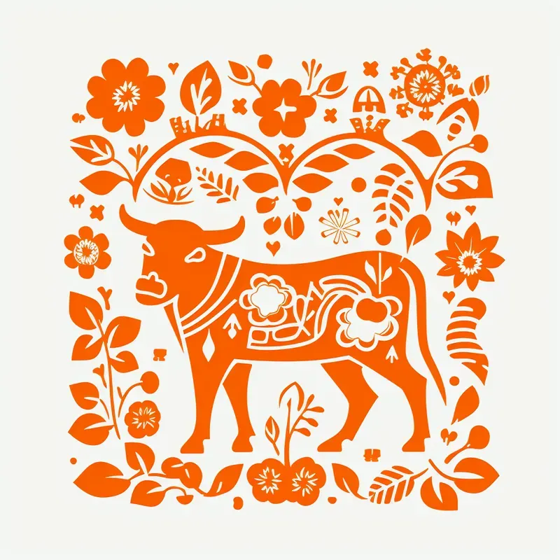 Papel Picado Style Mexican Folk Art Midjourney Prompt | PromptBase