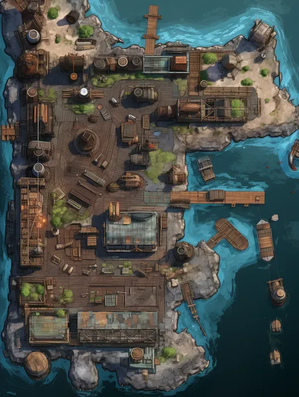 DnD Interior And Building Maps Art Games Midjourney Prompt | PromptBase