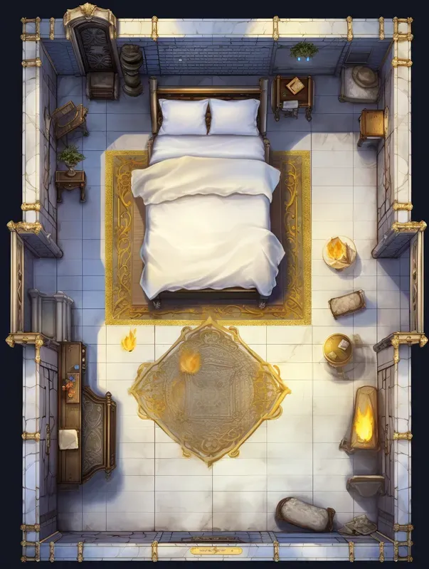 DnD Interior And Building Maps Art Games Midjourney Prompt | PromptBase