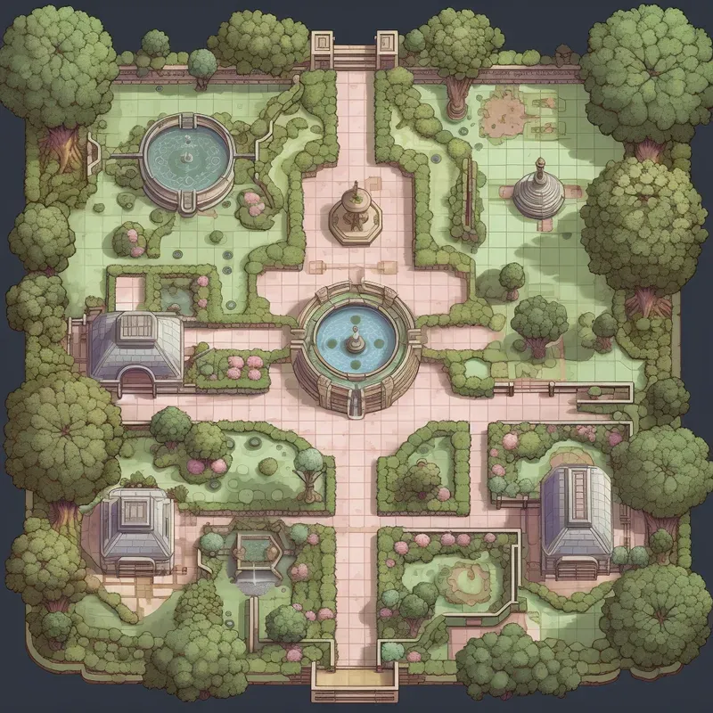 RPG Game Maps Overhead Designs Midjourney Prompt | PromptBase