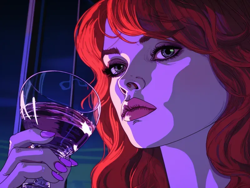 Lofi Style Noir Animation Stills Midjourney Prompt | PromptBase