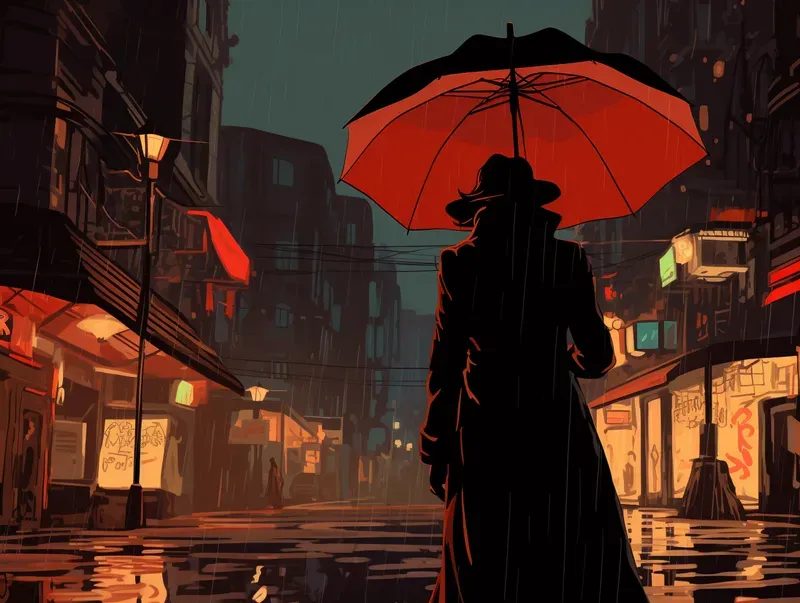 Lofi Style Noir Animation Stills Midjourney Prompt | PromptBase