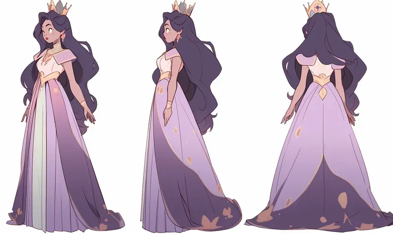 Turnaround Sheets Anime Characters Midjourney Prompt | PromptBase