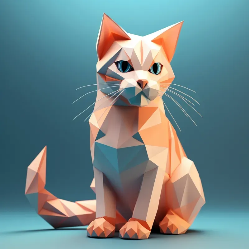 Low Poly Animal Models 3D Midjourney Prompt | PromptBase