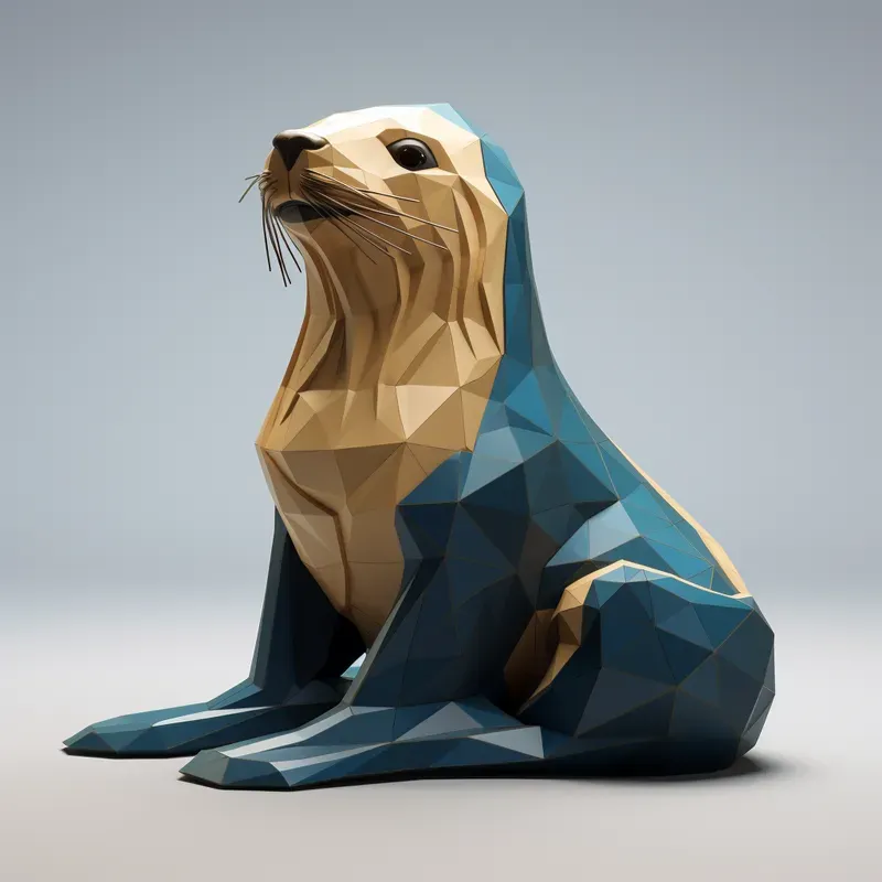 Low Poly Animal Models 3D Midjourney Prompt | PromptBase