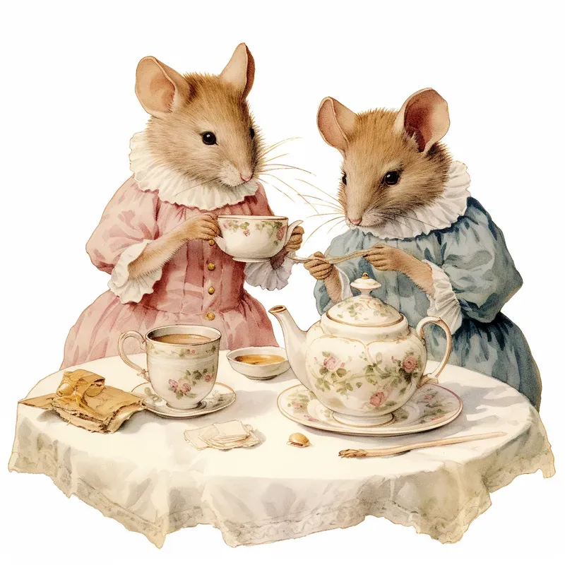 Beatrix Potter Watercolor Illustrations Midjourney Prompt | PromptBase