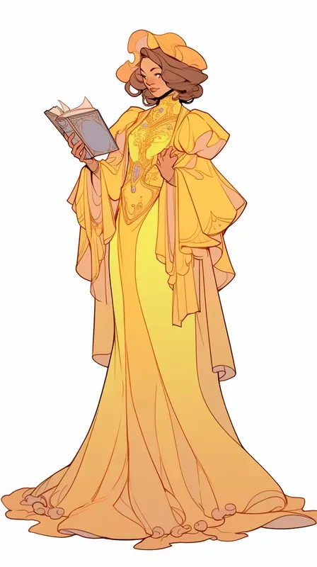 DnD Pc Character Art Art Nouveau Style Midjourney Prompt | PromptBase
