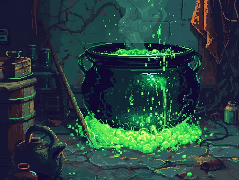 Gothic Pixel Video Game Art Midjourney Prompt | PromptBase