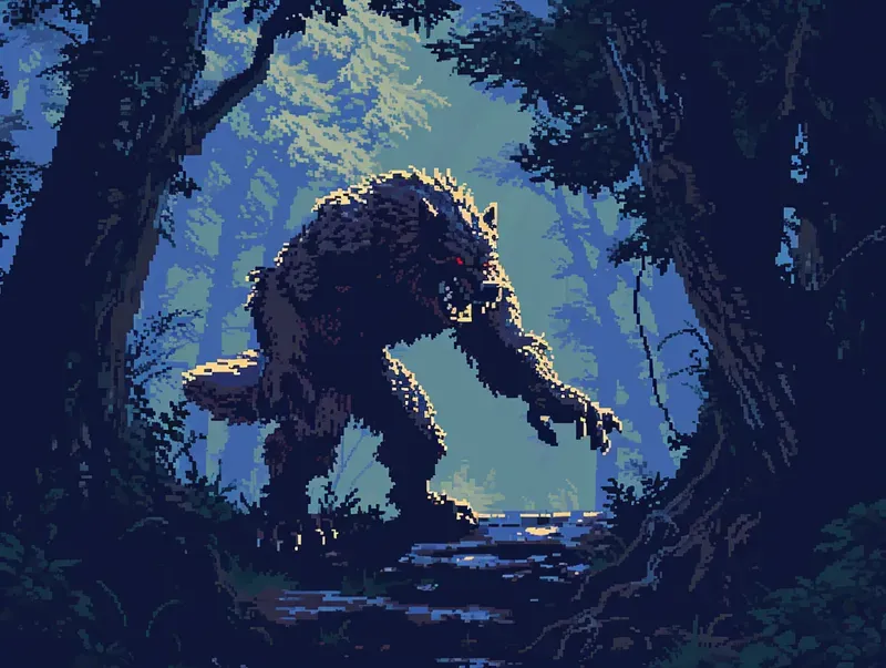 Gothic Pixel Video Game Art Midjourney Prompt | PromptBase