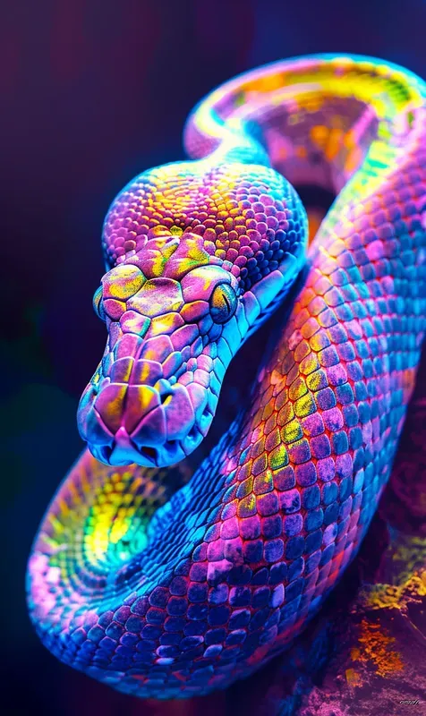 Rainbow Pet Portraits Animals Midjourney Prompt | PromptBase