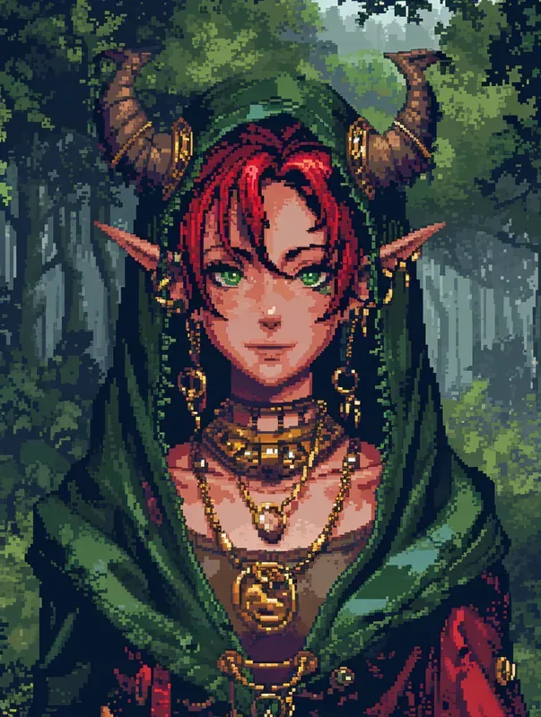 Fantasy Pixel Portraits DnD Jrpgs Midjourney Prompt | PromptBase