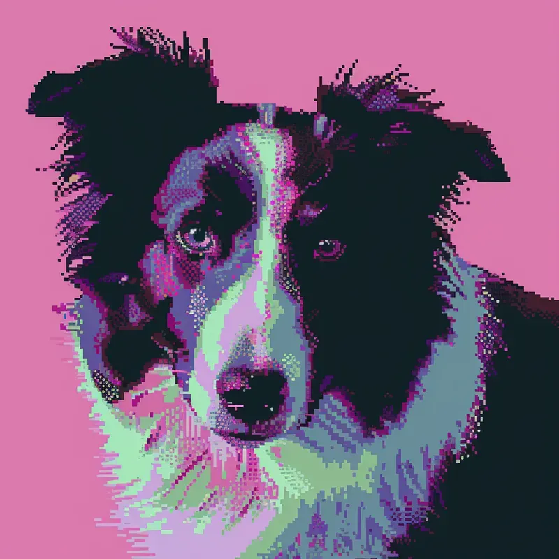 80s Pixel Style Animal Posters Stickers Midjourney Prompt | PromptBase